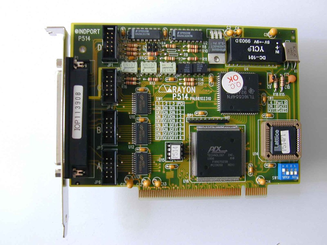 P514 PCI 4-port 3*RS232 1*RS485 Card