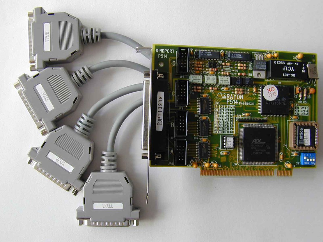 P514 PCI 4-port 3*RS232 1*RS485 Card